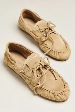 ALOHAS Rowan Loafers - Suede Beige