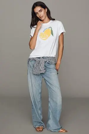 Rag & Bone Cotton Lemon Graphic Tee