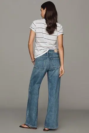 Paige Anessa " High-rise Wide-leg Jeans
