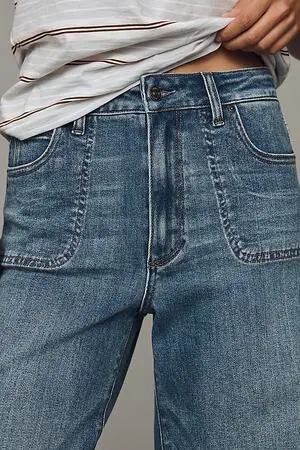 Paige Anessa " High-rise Wide-leg Jeans
