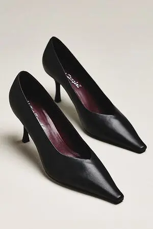 Anthropologie Jeffrey Campbell Campaign Pumps - Black