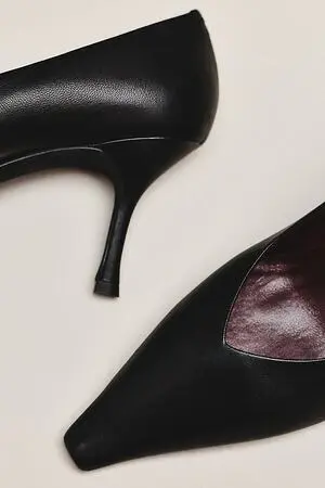Anthropologie Jeffrey Campbell Campaign Pumps - Black