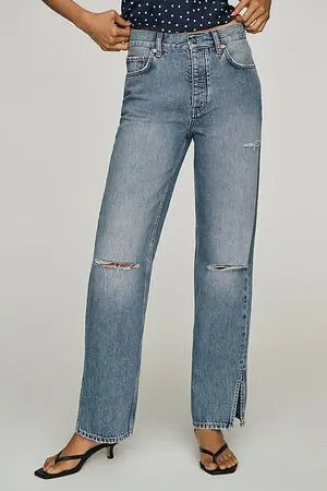 ANINE BING Roy " Cotton Jeans