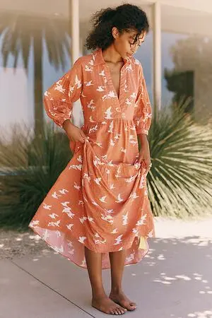 CELANDINE Carolita Long-sleeve Dress