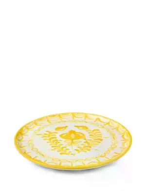 J-LINE Granada Floral-print Plate