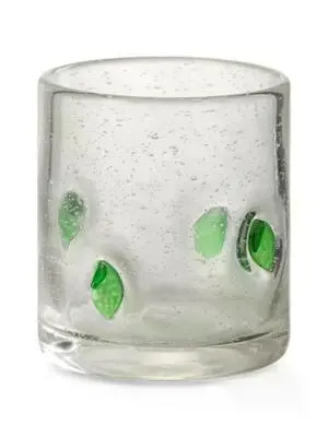 J-LINE Citrus-motif Bubble-effect Glasses - White