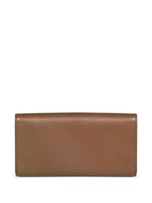 TOTEME T-lock Leather Wallet - Brown