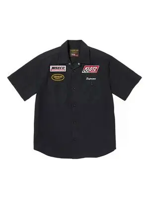 Supreme X Vanson Leathers® Short-sleeve Work Shirt - Black