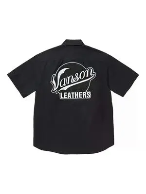 Supreme X Vanson Leathers® Short-sleeve Work Shirt - Black