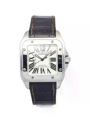 Cartier Santos 100 Automatic Watch - White