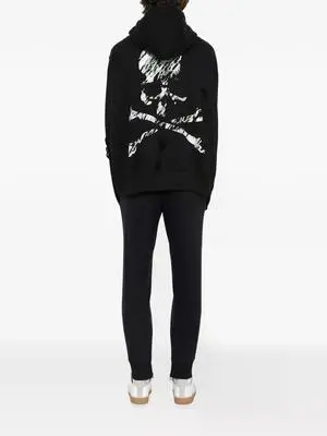 MASTERMIND WORLD Distressed Skull-print Hoodie