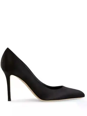 GIUSEPPE ZANOTTI Jakye 90mm Suede Pumps - Black
