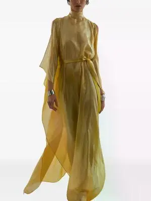 TALLER MARMO Nevada Belted Maxi Kaftan Dress