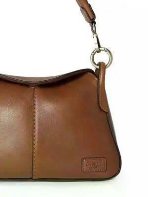 OSPREY Small Oxford Leather Shoulder Bag - Brown