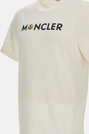 Moncler Maglietta Logata In Cotone