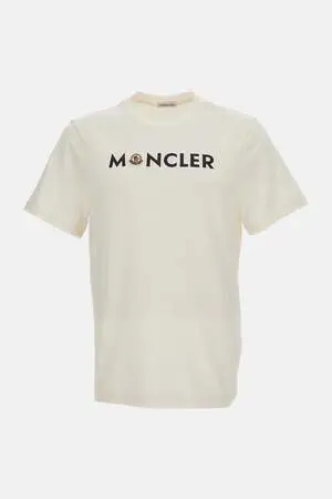 Moncler Cotton Logo T-shirt - White