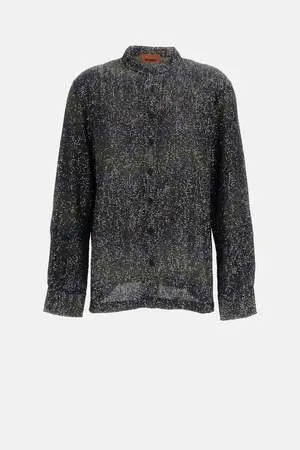 Missoni Missoni Caperdoni Oversize Knit Shirt With Sequins Multicolore