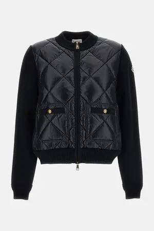 Moncler Quilted Cotton Cardigan