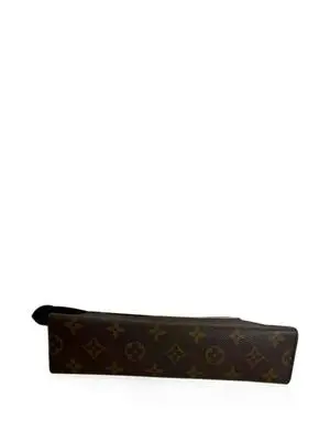 LOUIS VUITTON Monogram Canvas Poche Toilette Nm Cosmetic Pouch - Brown
