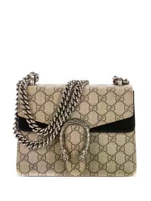 Gucci Dionysus Gg Supreme Shoulder Bag - Neutrals