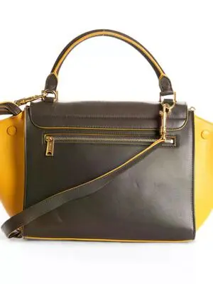 Celine Trapeze Tote Bag - Green