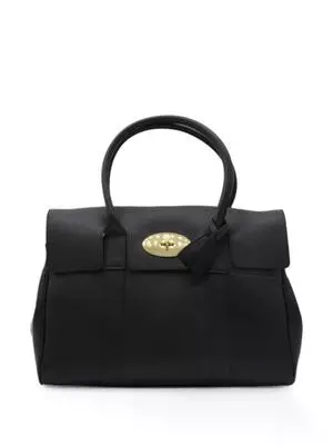 Mulberry Bayswater Leather Tote Bag - Black