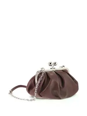 Max Mara Small Pasticcino Leather Clutch Bag