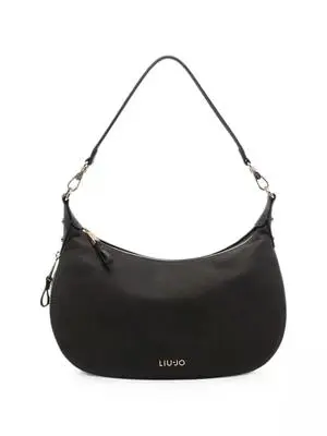 Liu Jo Logo-plaque Crocodile-effect-panel Shoulder Bag - Brown