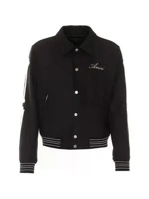Amiri Embroidered Bomber Jacket - Black
