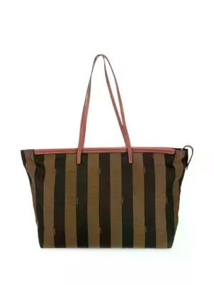 Fendi Pequin Zip Shoulder Bag