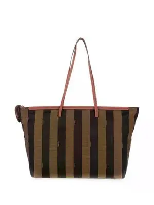 Fendi Pequin Zip Shoulder Bag