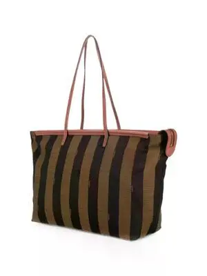 Fendi Pequin Zip Shoulder Bag