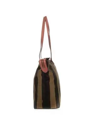 Fendi Pequin Zip Shoulder Bag