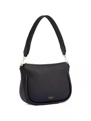 OSPREY Grained Leather Shoulder Bag - Black