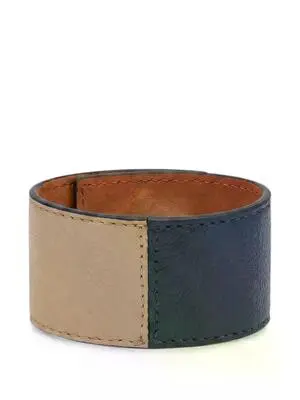 Fendi Two-tone Logo Plaque Bracelet
