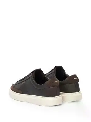 BOSS Panelled Leather Sneakers