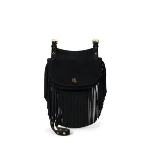 Ralph Lauren Fringe-trim Medium Marcy Crossbody Bag