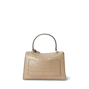 Ralph Lauren Farrah Soft Satchel - Tan