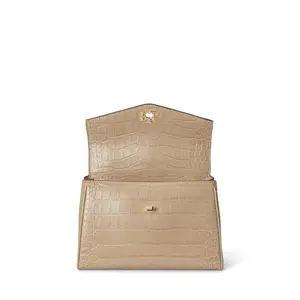 Ralph Lauren Farrah Soft Satchel - Tan
