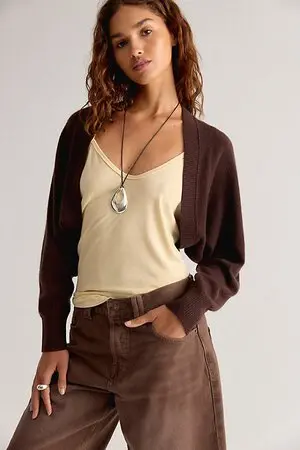 Free People Cashmere Shrug - Pluto