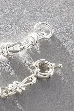GHOST LONDON Plated Knotted Link Bracelet