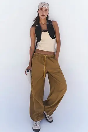 Free People Tough Love Pants - Dried Palm