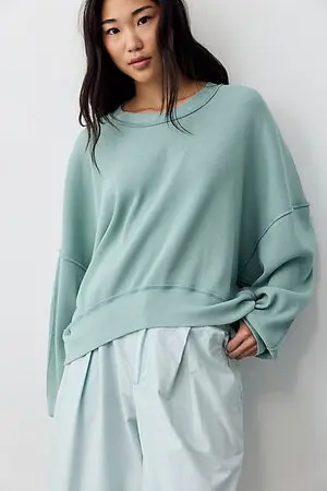 Free People We The Free Skyline Thermal - Aqua
