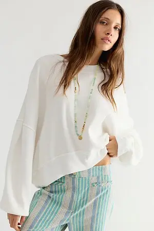 Free People We The Free Skyline Thermal - Clean Ivory
