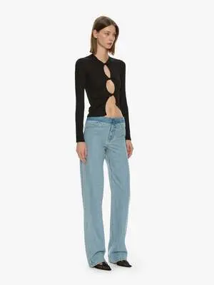Christopher Esber Open Twist Long Sleeve Top