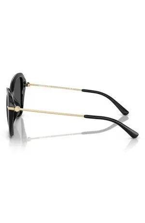 Michael Kors 56mm Butterfly Sunglasses - Black