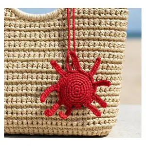 ZANATANY CONCEPTS Mini Crabs Raffia Keyring