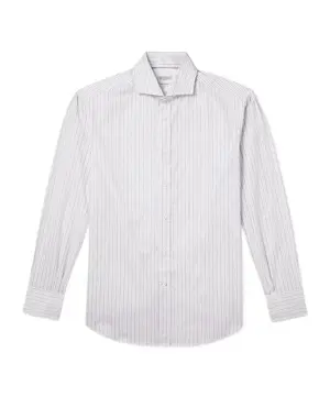 BRUNELLO CUCINELLI Brunello Cucinelli Striped Buttoned Shirt