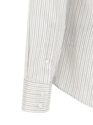 Brunello Cucinelli Striped Buttoned Shirt - No