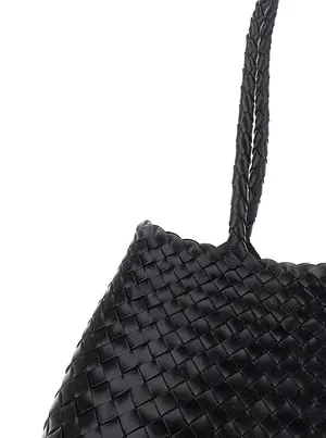 Dragon Diffusion Woven Leather Tote Bag